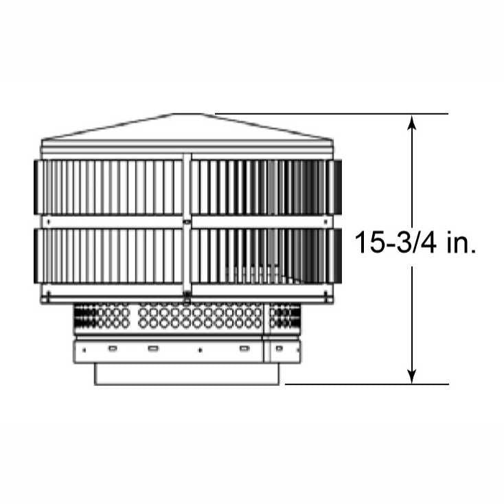 Round Termination Cap | SL1100 | HHT – Woodstoves - Fireplaces